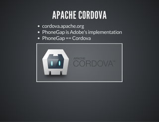 Cordova + Ionic + MobileFirst | PPT