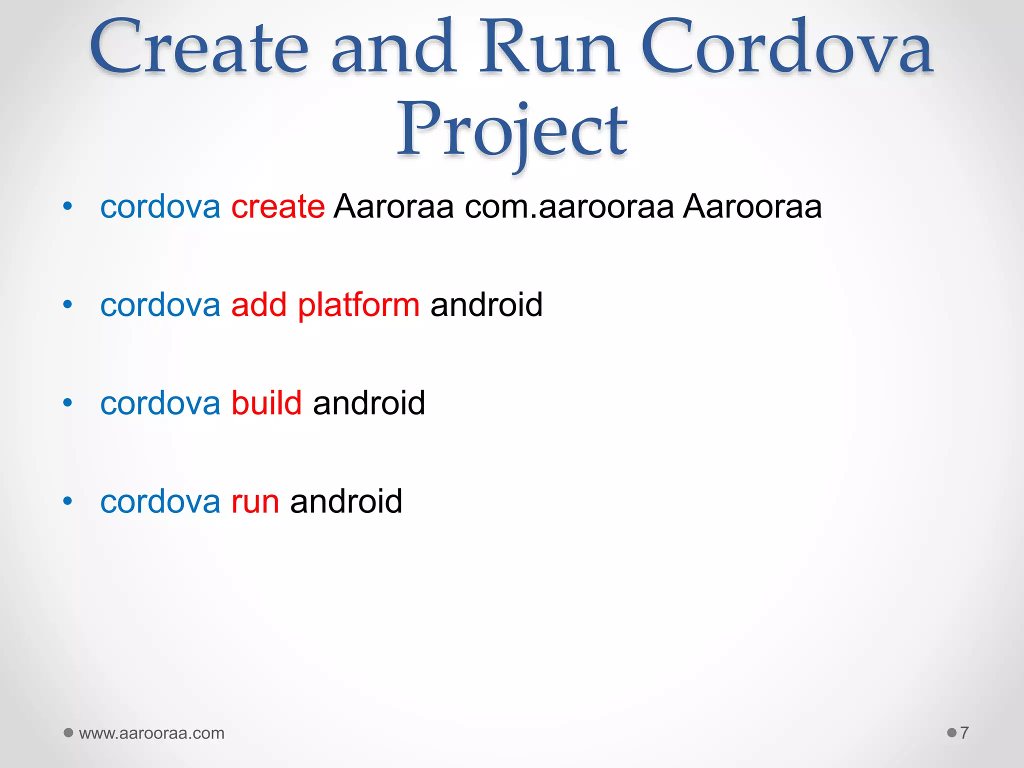 Cordova Windows Installation | PPTX | Operating Systems | Computer Software and Applications