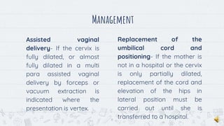 Cord prolapse.pptx