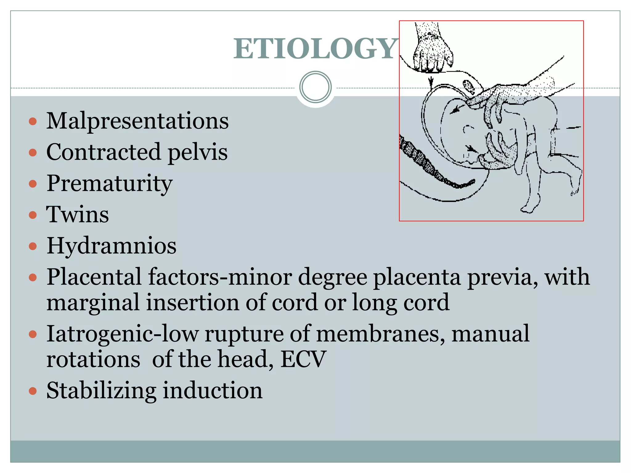 Cord prolapse & cord presentation | PPTX