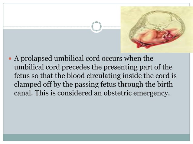 Cord prolapse & cord presentation | PPTX | Pregnancy | Reproductive Health