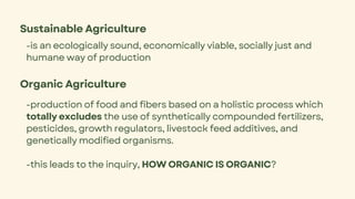 Core 2- Introduction to Organic Agriculture | PDF