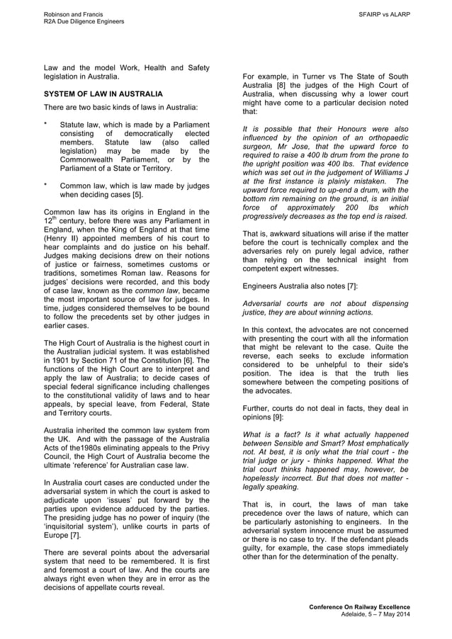 Core 2014-paper-SFAIRP vs. ALARP | PDF | Law