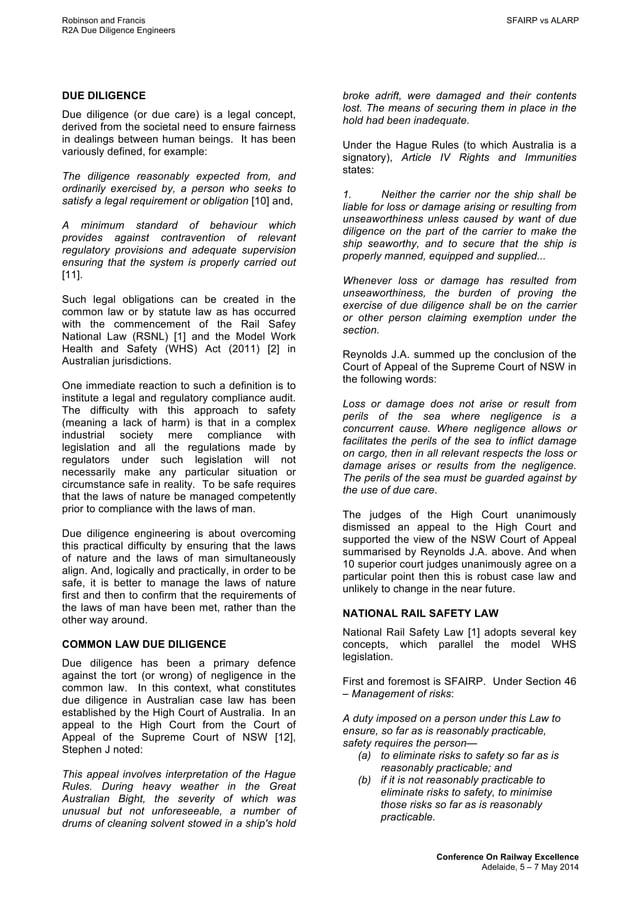 Core 2014-paper-SFAIRP vs. ALARP | PDF | Law