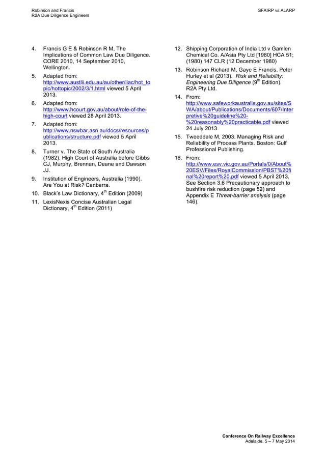 Core 2014-paper-SFAIRP vs. ALARP | PDF | Law