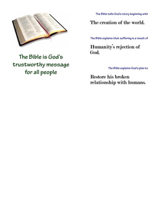 Core Beliefs Mini Book | PDF