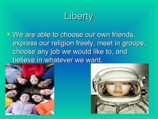 Core Democratic Values Ashley And Jake | PPT