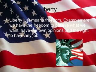 Core Democratic Values Laila And Carolyn | PPT