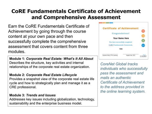 CoRE Fundamentals Overview | PPT