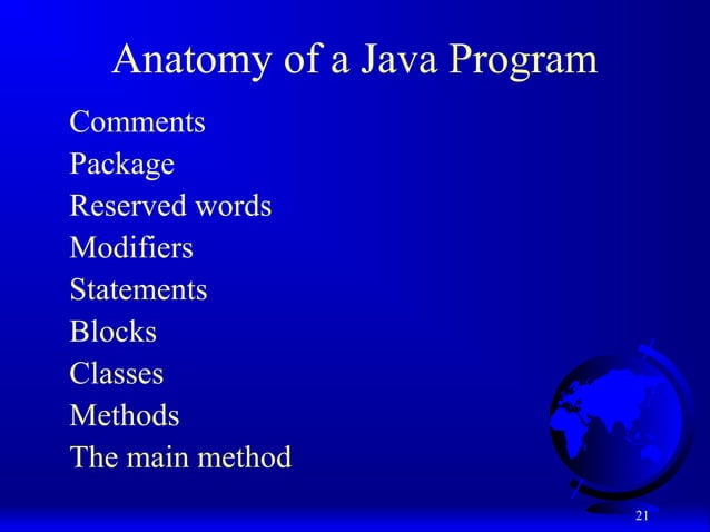 Core java-introduction | PPT | Programming Languages | Computing