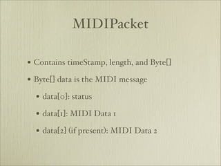 Core MIDI and Friends | PDF