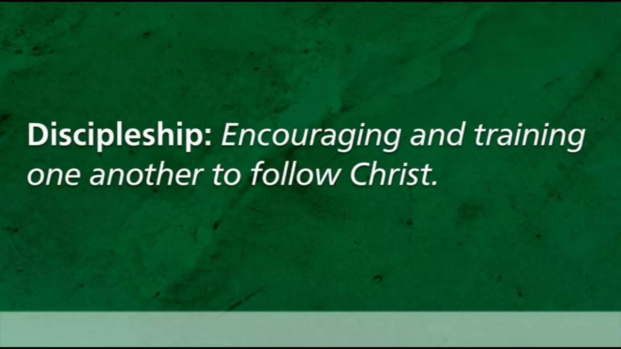 Living Word Core Values: Discipleship | PPTX