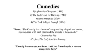 Christopher Fry as a Poet & Playwright | PPT