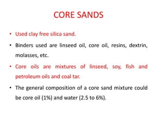 Core and core box making for casting process | PDF