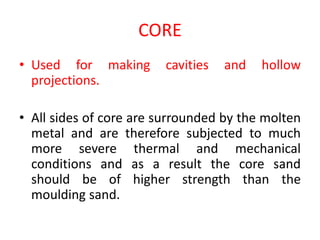 Core and core box making for casting process | PDF