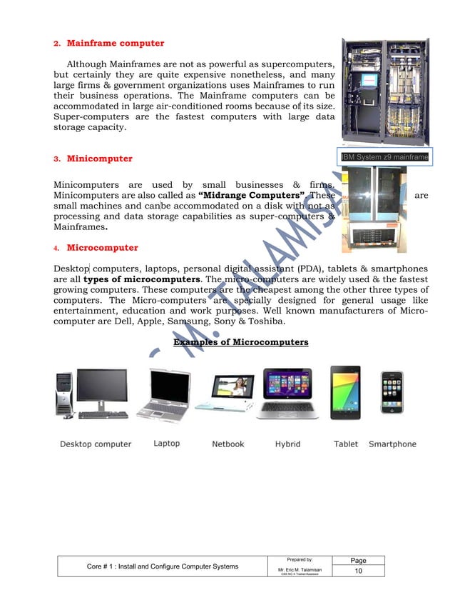 Css Core 1 Install And Configure Computer Systems And Networks Pdf