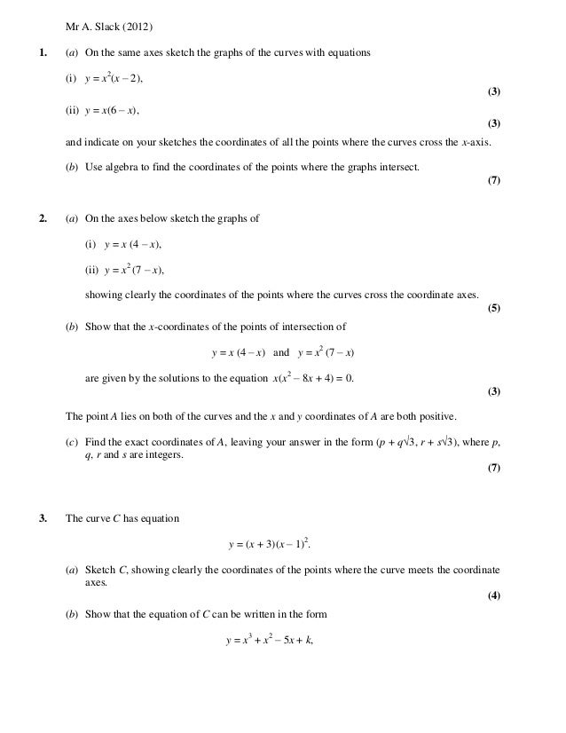 Edexcel A Level Maths Formula Booklet