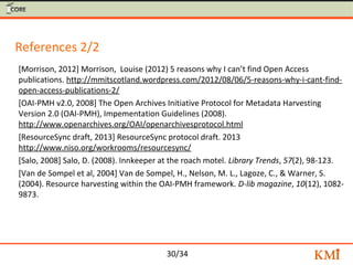 CORE - Petr Knoth, Research Associate | PPT