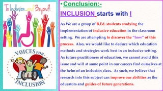 inclusive education | PPTX