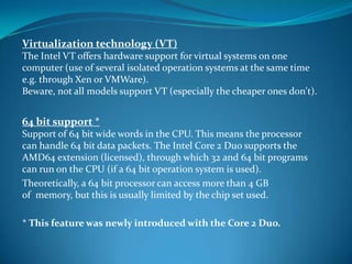 Core 2 Duo Processor | PPTX