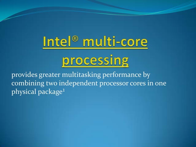 Core 2 Duo Processor | PPTX