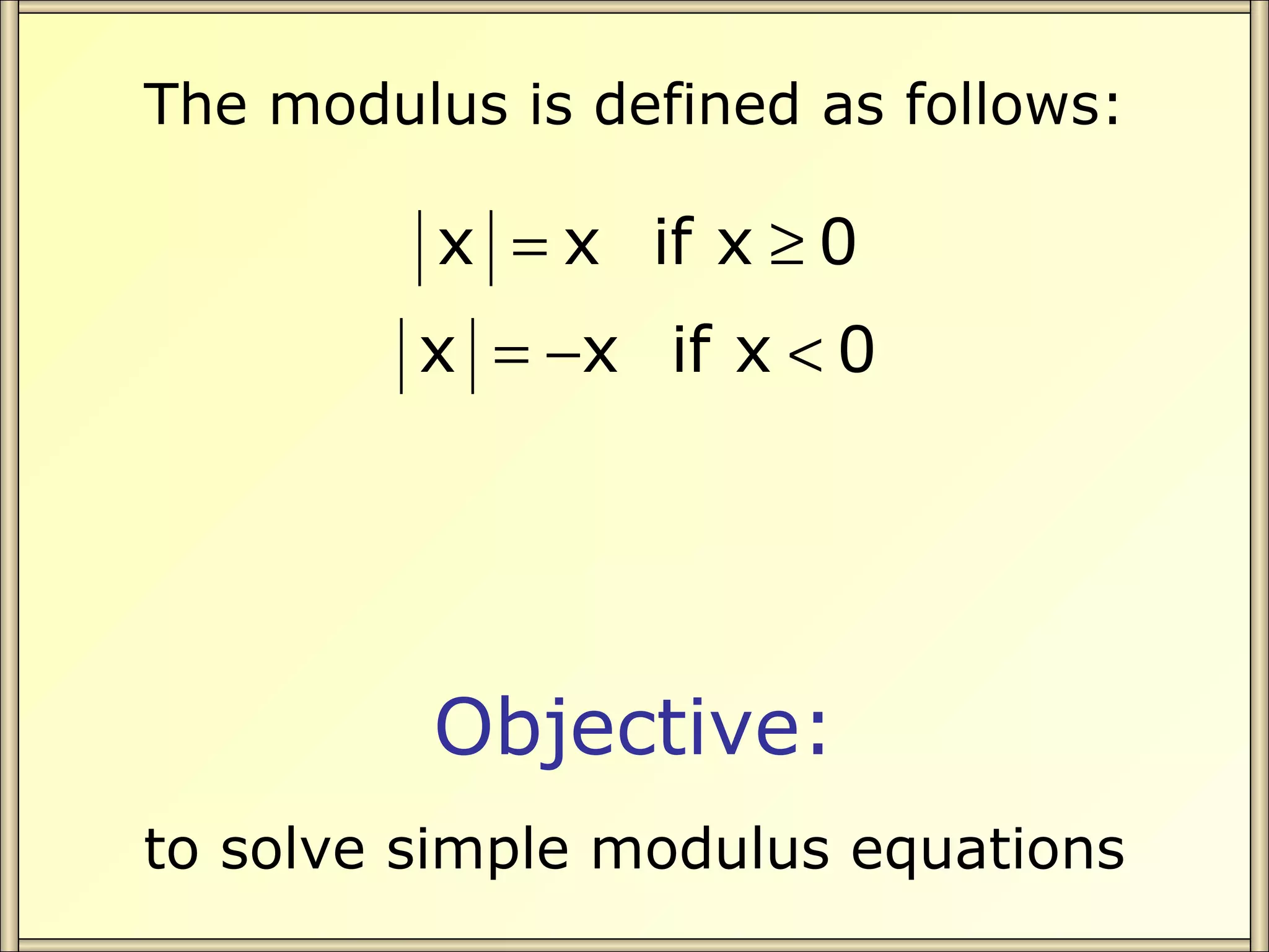Core 3 Modulus 2 | PPT | Physics | Science