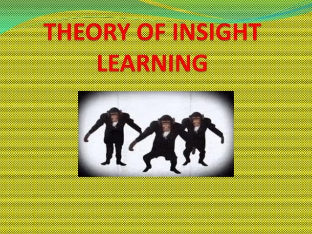 Core 3 unit iv insight learning | PPT