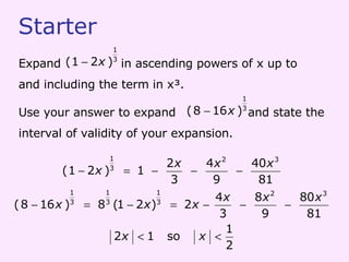 Core 4 Binomial Expansion 2 | PPT