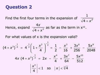 Core 4 Binomial Expansion 2 | PPT