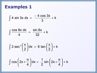 Core 4 Integrating Trigonometric Functions 1 | PPT