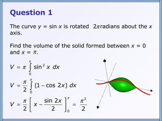 Core 4 Integrating Trigonometric Functions 2 | PPT | Physics | Science