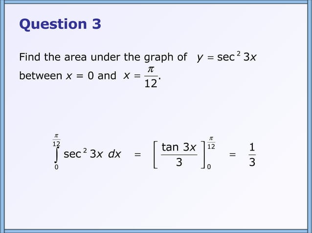 Core 4 Integrating Trigonometric Functions 2 Ppt Physics Science