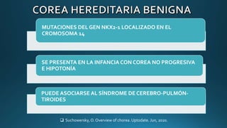 Corea (trastorno del movimiento ) | PPT