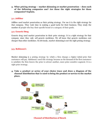 Core, actual and augmented products of different companies | DOCX