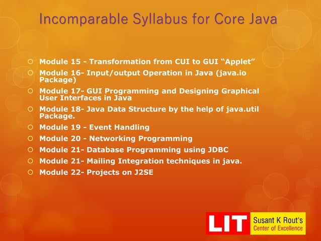 Java training in Bhubaneswar | PPT