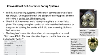 Core analysis & wellsite core acquisition, handling and transportation ...