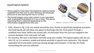 Core analysis & wellsite core acquisition, handling and transportation ...