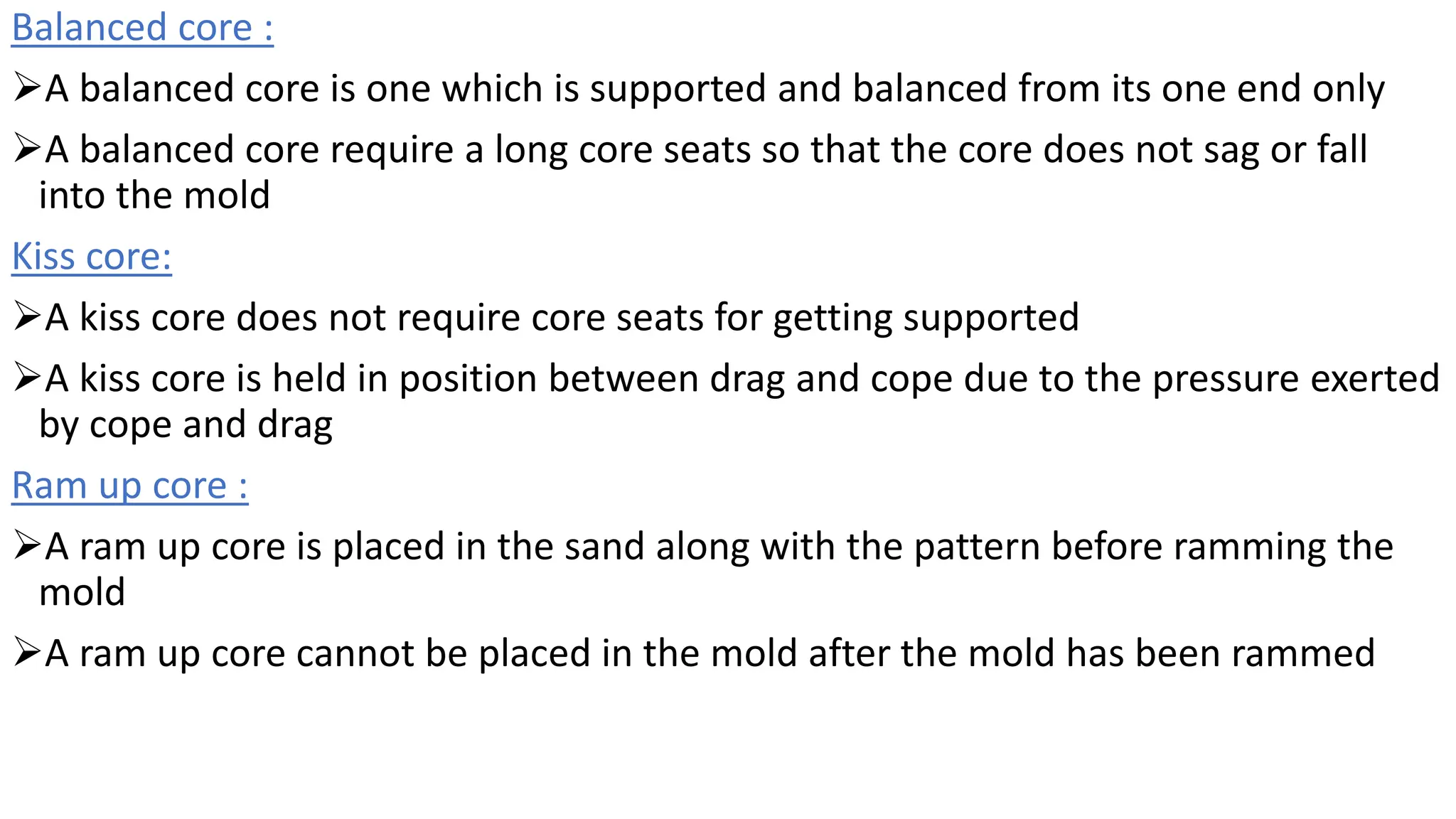 core and core making for foundry tech .pptx