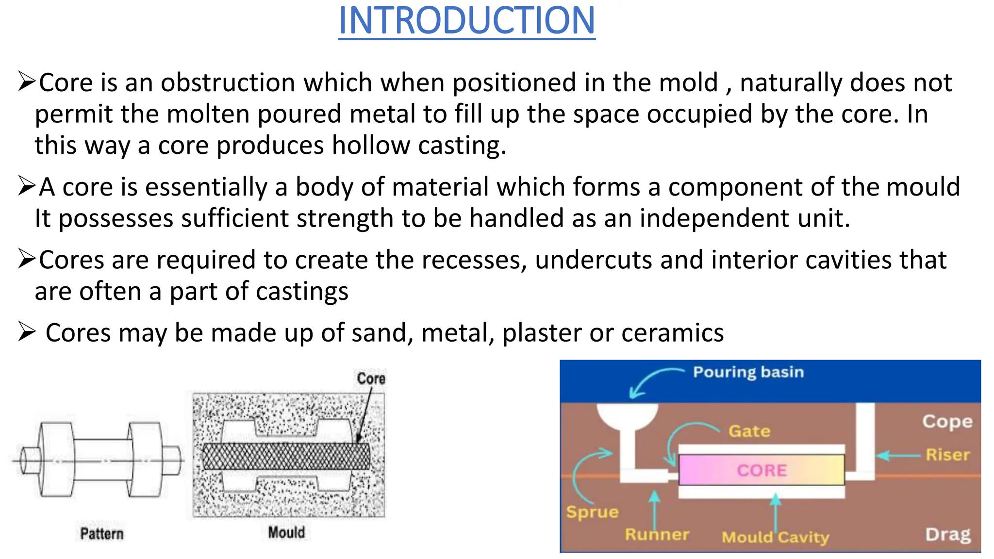 core and core making for foundry tech .pptx