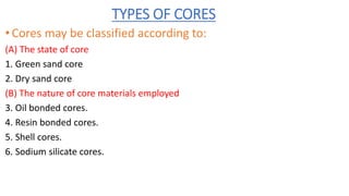 core and core making for foundry tech .pptx