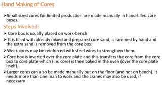 core and core making for foundry tech .pptx