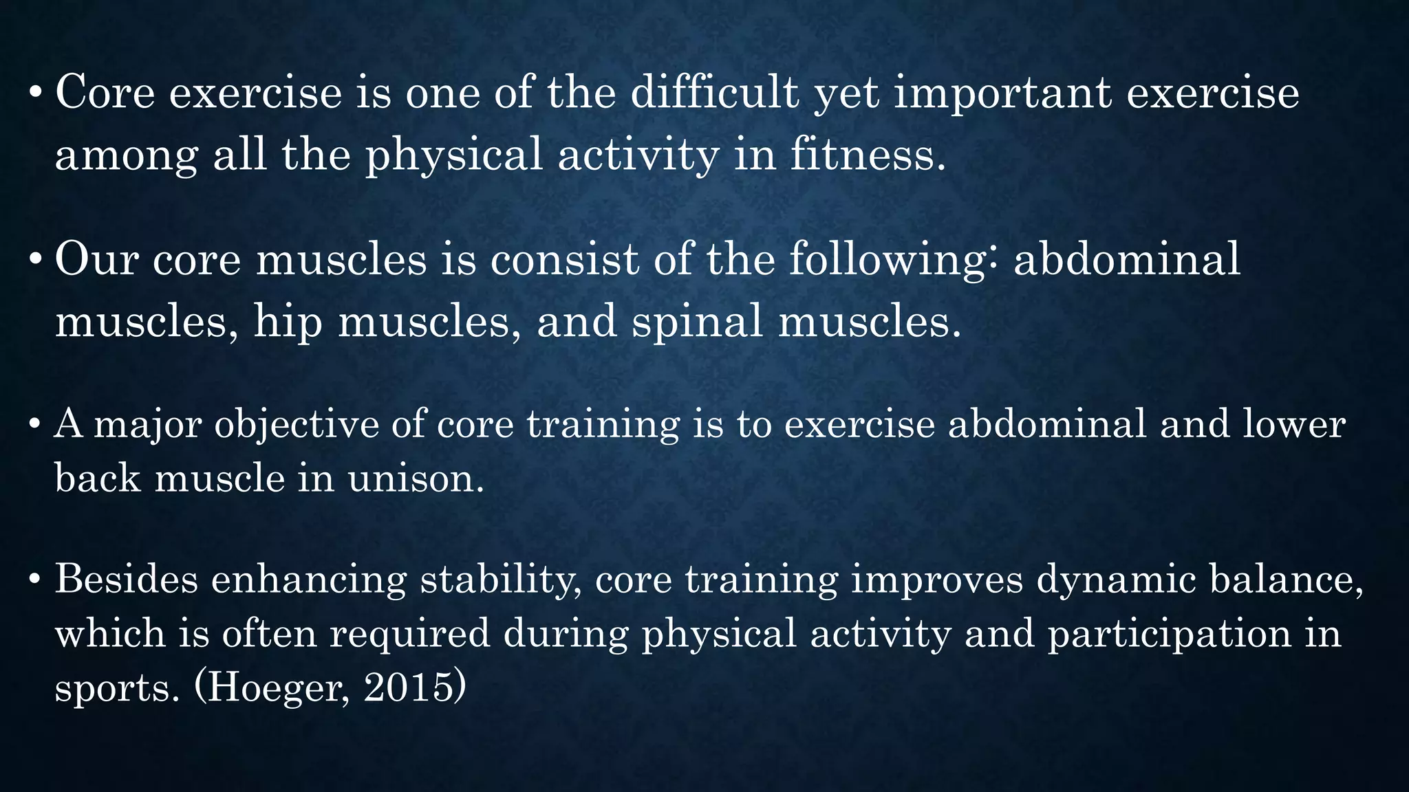 Core and Flexibility | PPTX