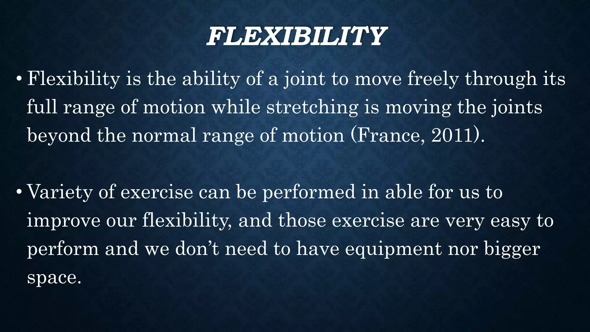 Core and Flexibility | PPTX