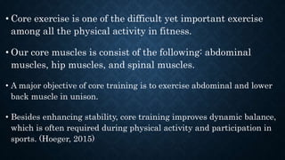 Core and Flexibility | PPTX