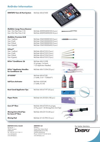Core and post system | PDF