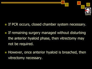Core anterior vitrectomy DR AJAY DUDANI | PPT | Eye and Vision ...