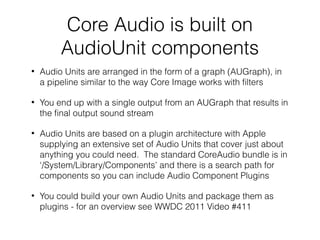 Core audio | PPT