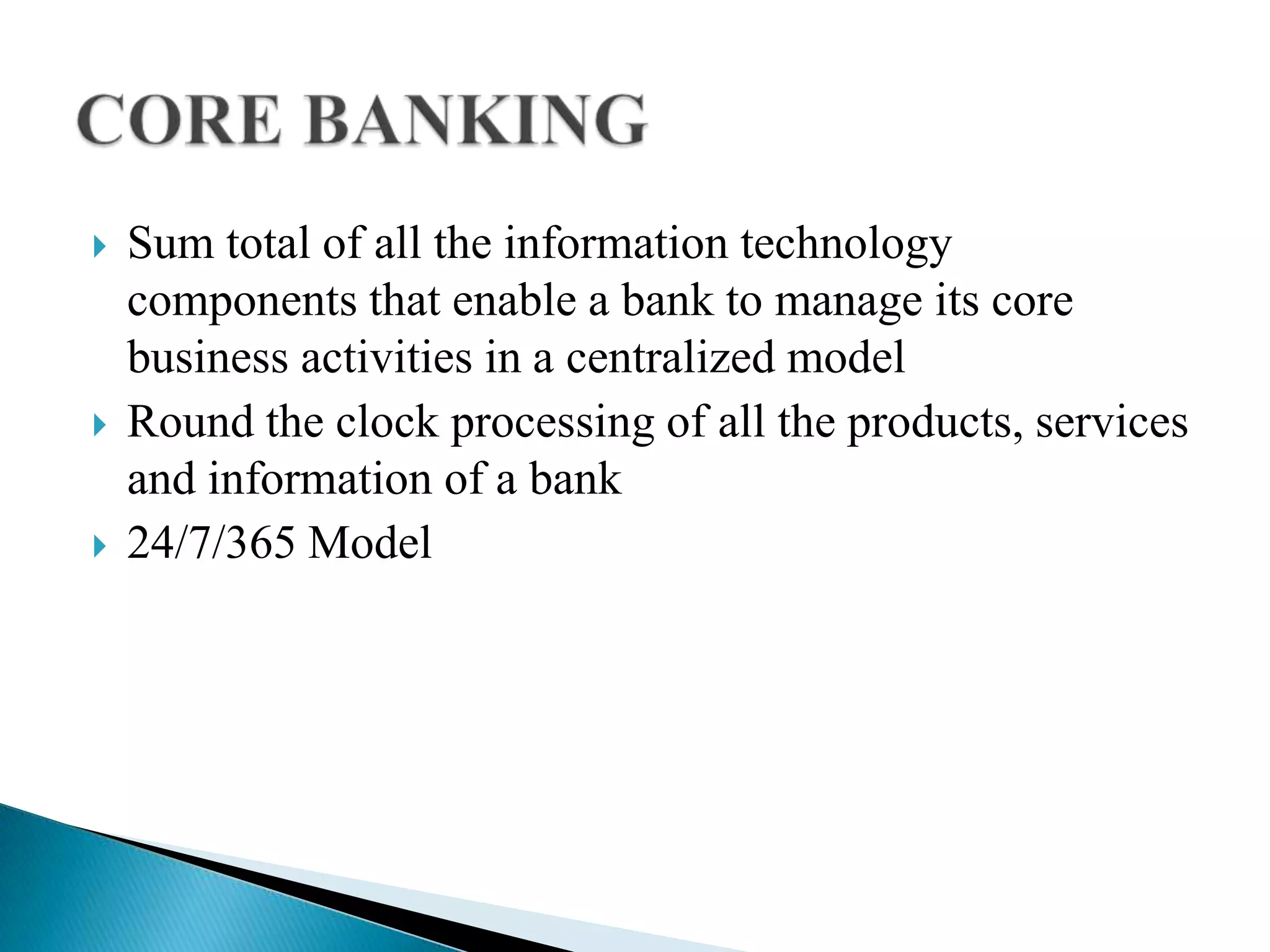 Core banking | PPTX