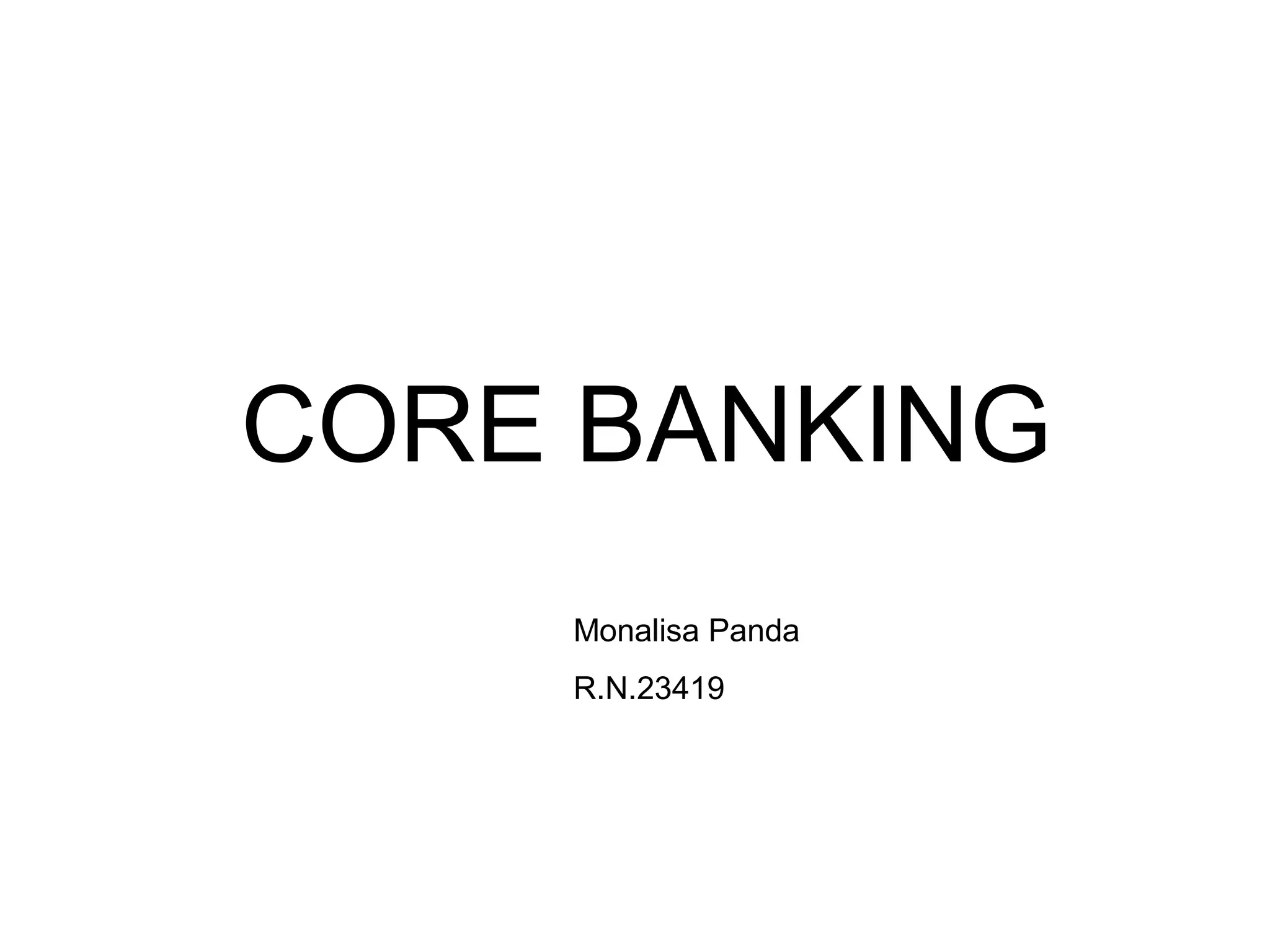 Corebanking | PPT
