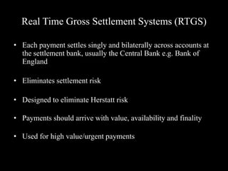 Core banking and electronic clearance settlement system | PPTX